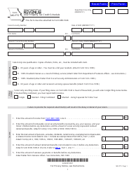 Form MO-PTS Download Fillable PDF or Fill Online Property Tax Credit ...