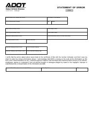 Form 46-0307 - Fill Out, Sign Online and Download Fillable PDF, Arizona ...