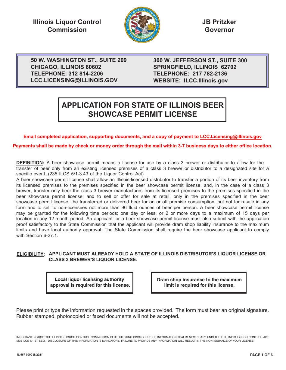Form IL567-0090 - Fill Out, Sign Online and Download Fillable PDF ...