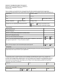 Form SFN59519 Download Fillable PDF or Fill Online Energy Reimbursement Request North Dakota ...