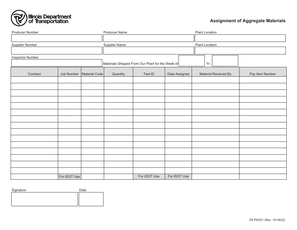 Form D5 PI0321 - Fill Out, Sign Online and Download Fillable PDF ...