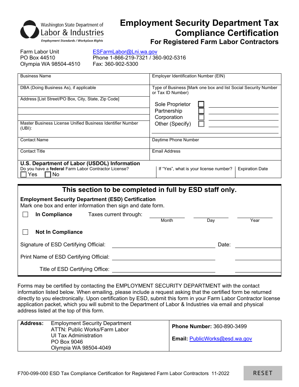 Form F700-099-000 - Fill Out, Sign Online and Download Fillable PDF ...
