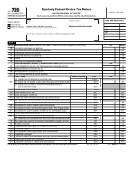 IRS Form 720 - Fill Out, Sign Online and Download Fillable PDF ...