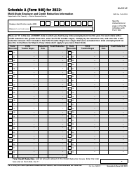 IRS Form 940 Schedule A Download Fillable PDF or Fill Online Multi ...