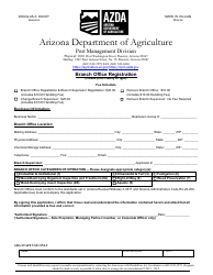 Arizona Branch Office Registration - Fill Out, Sign Online and Download ...