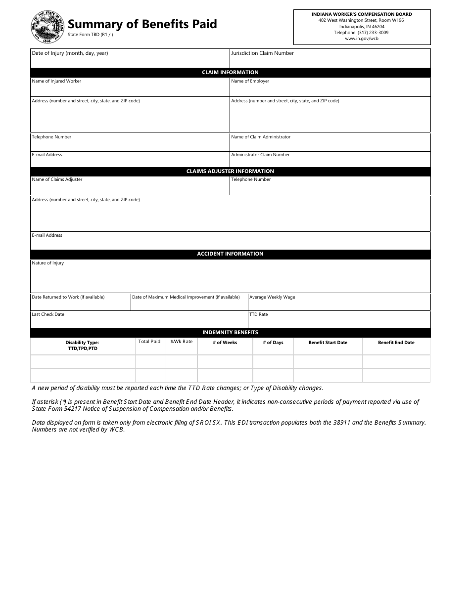 State Form TBD - Fill Out, Sign Online and Download Fillable PDF ...