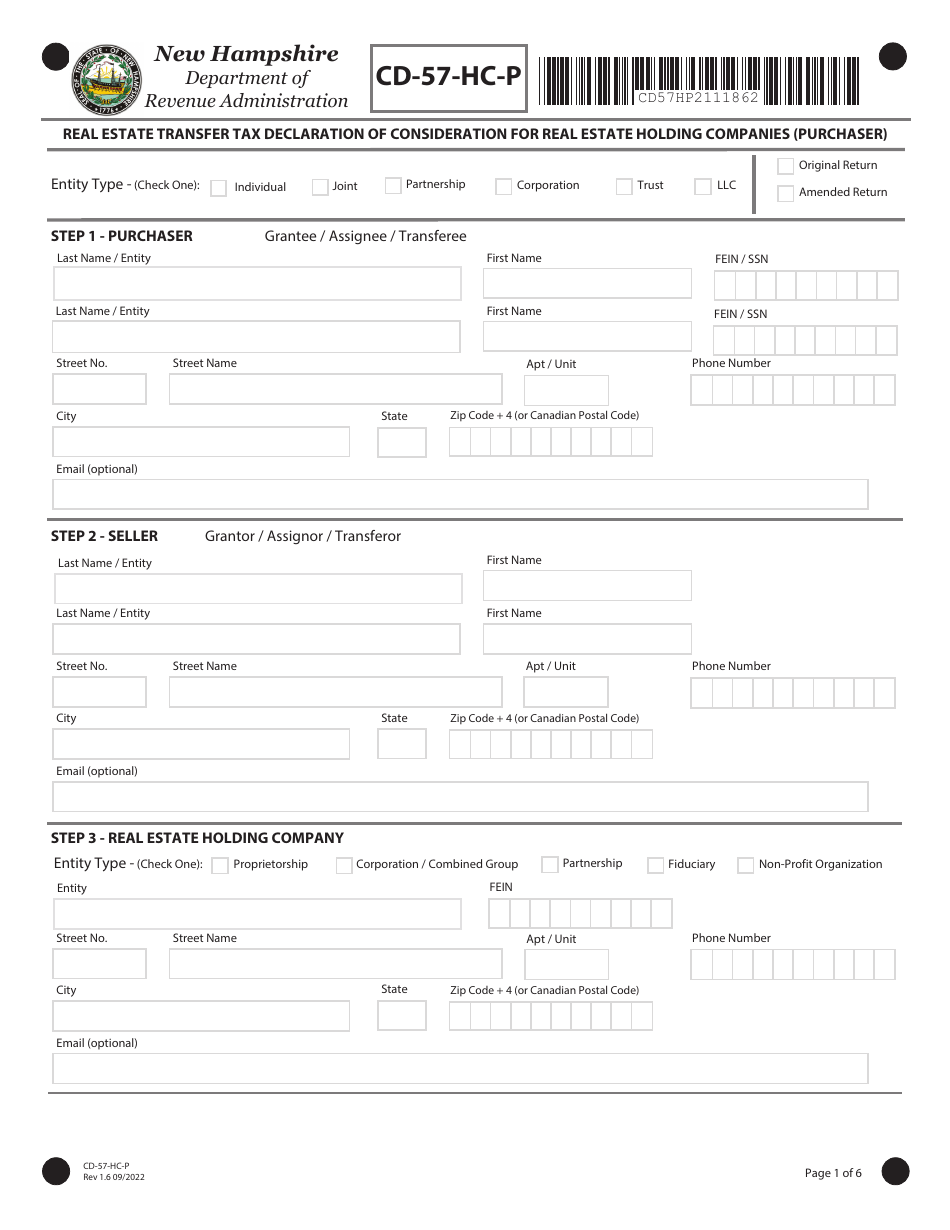 Form CD-57-HC-P - Fill Out, Sign Online and Download Fillable PDF, New ...