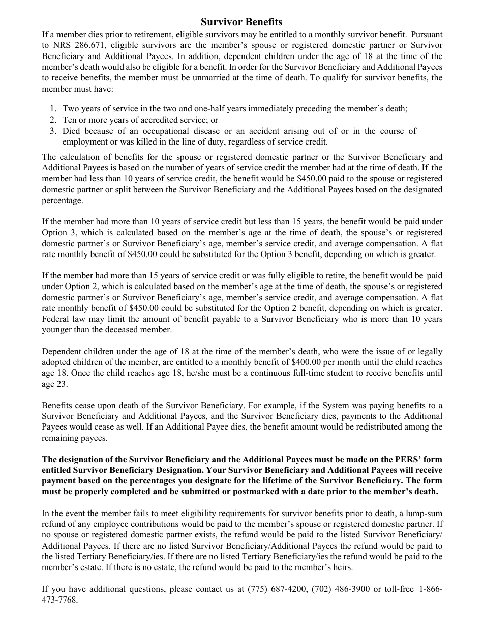 Nevada Survivor Beneficiary Designation - Fill Out, Sign Online and ... Nevada Survivor Beneficiary Designation - Fill Out, Sign Online and ...