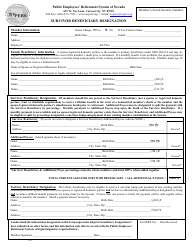 Public Employees’ Retirement System of Nevada Forms PDF templates ...