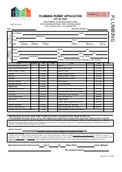 City of Troy, Michigan Plumbing Permit Application - Fill Out, Sign Online and Download PDF ...