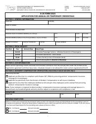 Form B-1R Download Printable PDF or Fill Online Application for Annual ...
