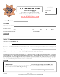Arizona Ucc Lien Notification - Fill Out, Sign Online and Download PDF ...