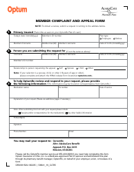 Alaska Member Complaint and Appeal Form - Fill Out, Sign Online and ...