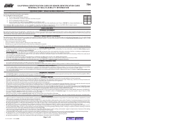 Form DL410 ID Download Fillable PDF or Fill Online California ...