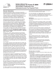 Download Instructions for Form IT-2663 Nonresident Real Property ...