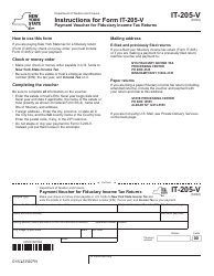 Form IT-205-V Download Fillable PDF or Fill Online Payment Voucher for ...