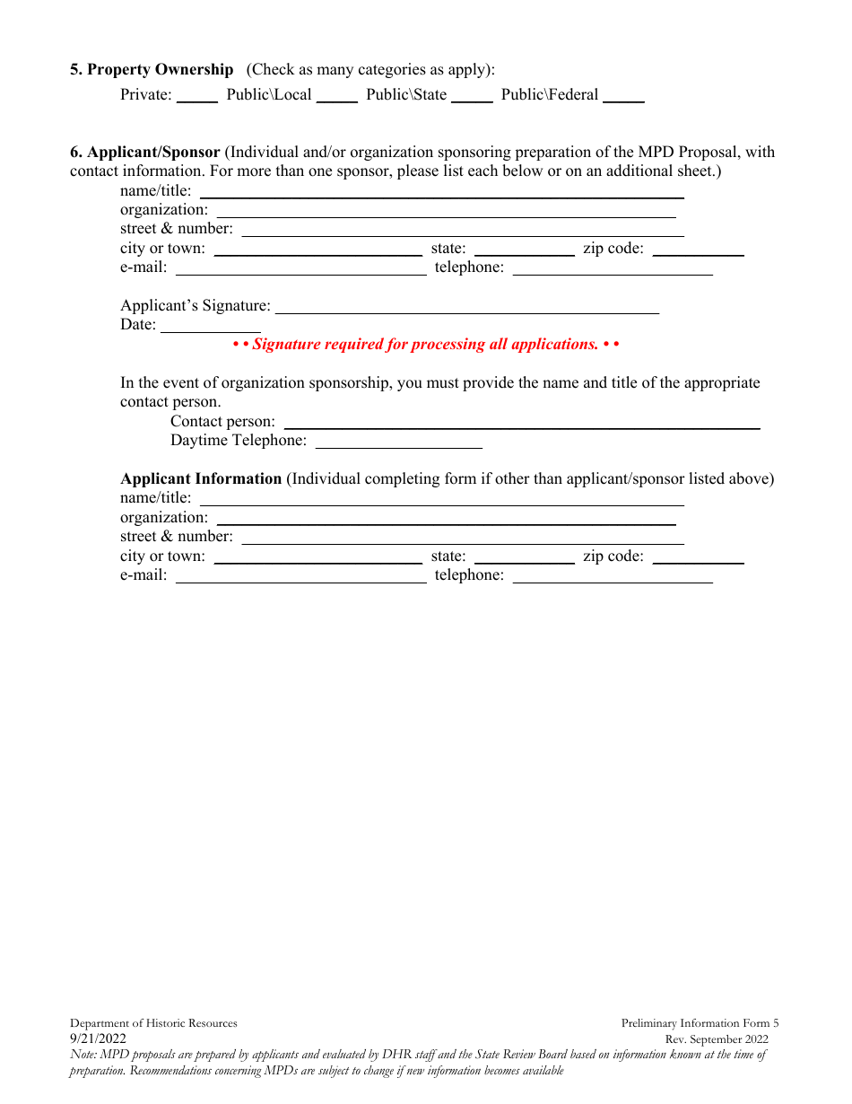 Virginia Multiple Property Documentation Form Project Proposal - Fill Out, Sign Online and ...