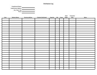 Iowa Distribution Log - Fill Out, Sign Online and Download PDF ...