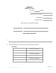 Form F37 - Fill Out, Sign Online and Download Fillable PDF, British ...