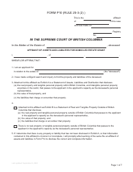 Form P10 - Fill Out, Sign Online and Download Fillable PDF, British ...