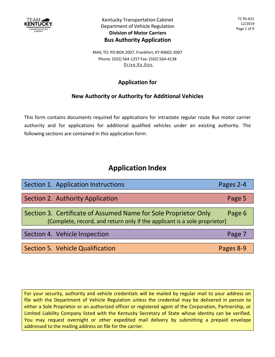 Form TC95-631 - Fill Out, Sign Online and Download Printable PDF ...