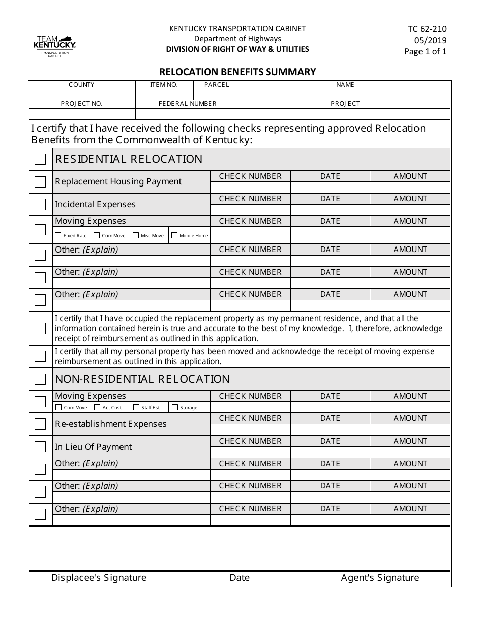 Form TC62-210 - Fill Out, Sign Online and Download Printable PDF ...