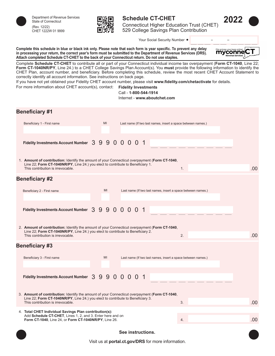 Schedule CT-CHET Download Printable PDF or Fill Online Connecticut ...