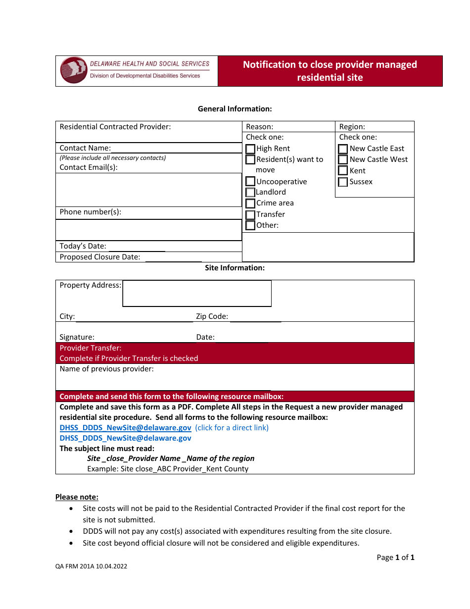 Form QA FRM201A - Fill Out, Sign Online and Download Fillable PDF ...