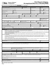 Form FROI-1 (BWC-1101) - Fill Out, Sign Online and Download Printable ...