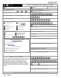 VA Form 10091 Download Fillable PDF or Fill Online VA-FSC Vendor File Request Form | Templateroller