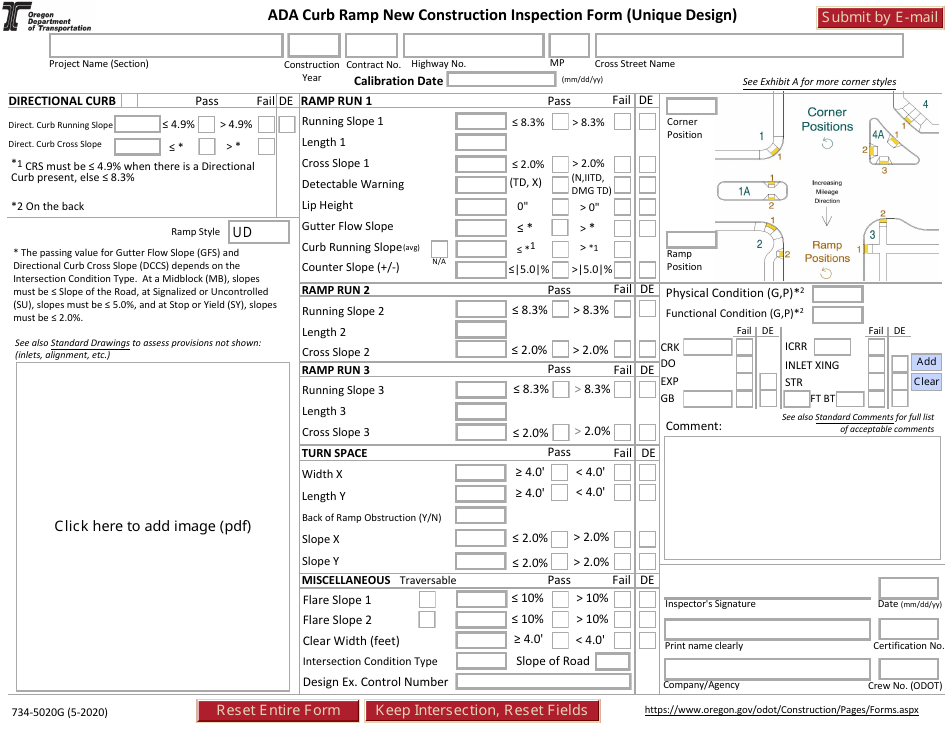 Form 734-5020G - Fill Out, Sign Online and Download Fillable PDF ...