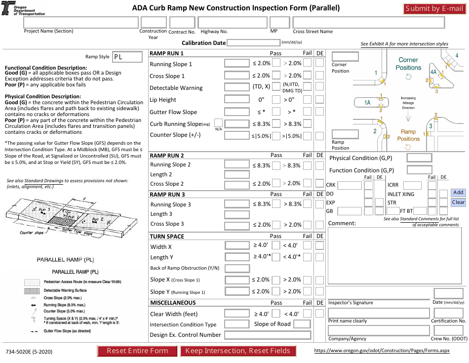 Form 734-5020E - Fill Out, Sign Online and Download Fillable PDF ...
