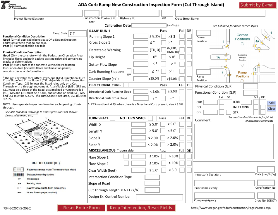 Form 734-5020C - Fill Out, Sign Online and Download Fillable PDF ...