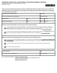 Form SFN60363 - Fill Out, Sign Online and Download Fillable PDF, North ...