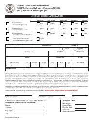 Arizona Game and Fish Department Forms PDF templates. download Fill and ...