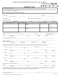 Form OCC1214 Download Fillable PDF or Fill Online Emergency Form ...