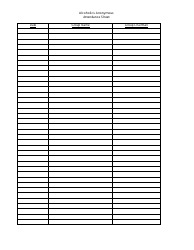 Alcoholics Anonymous (Aa) Attendance Sheet Template Download Printable ...