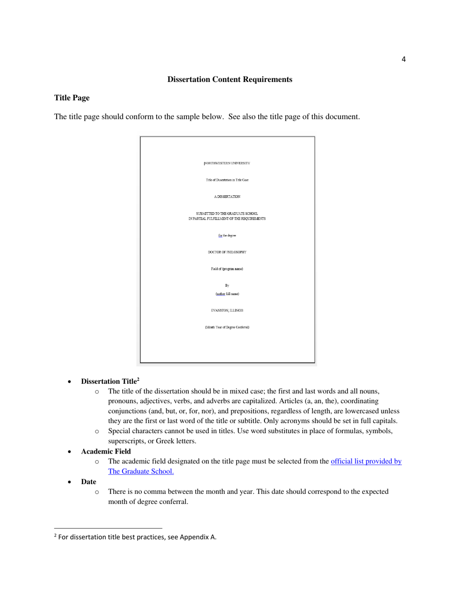 How to Format a Dissertation: a Guide Download Printable PDF ...