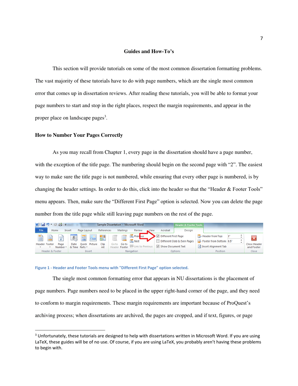 How to Format a Dissertation: a Guide Download Printable PDF ...