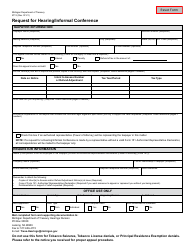 Form 5713 - Fill Out, Sign Online and Download Fillable PDF, Michigan ...