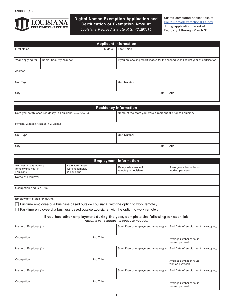 Form R-90006 - Fill Out, Sign Online and Download Fillable PDF ...