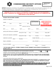 Arkansas Commissioned Security Officer Application Download Fillable ...