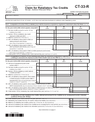 Form CT-33-R - 2022 - Fill Out, Sign Online and Download Printable PDF ...