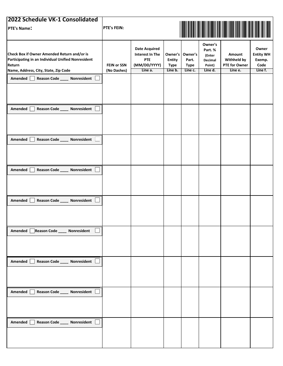2022 Virginia Allows Reporting of Multiple Owners' Shares of Income and ...