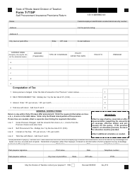 Form T-71SP - Fill Out, Sign Online and Download Fillable PDF, Rhode ...