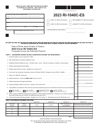 Form RI-1040C-ES Download Fillable PDF or Fill Online Composite Income ...