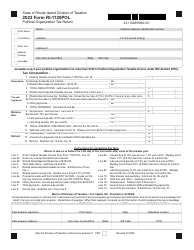 Form RI-1120POL - 2022 - Fill Out, Sign Online and Download Fillable PDF, Rhode Island ...