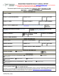 2022 New York Registered Transfer Facility Annual Report - Fill Out ...