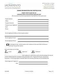 Form CDD-0204 - Fill Out, Sign Online and Download Fillable PDF, City ...