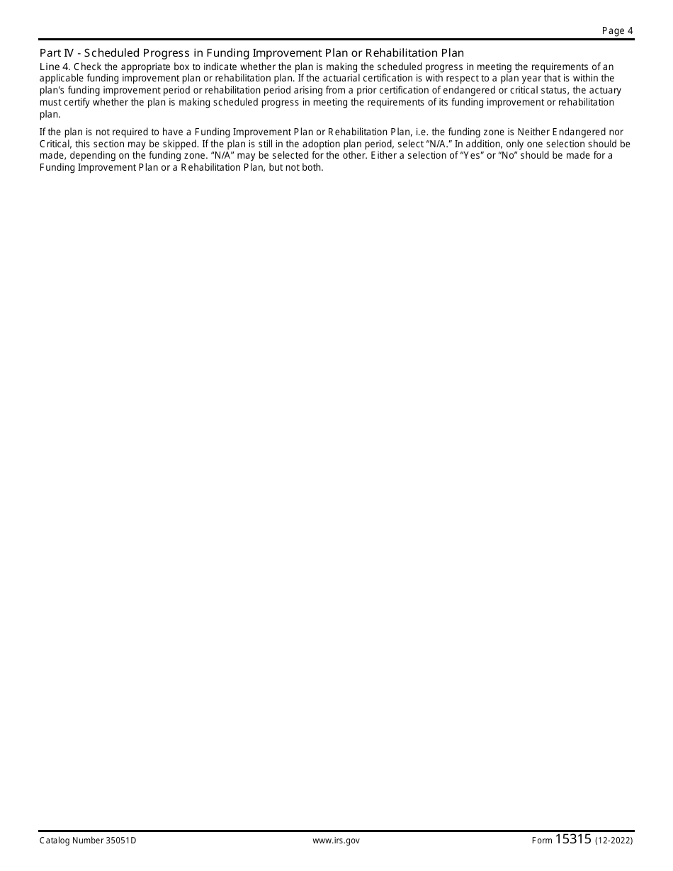 IRS Form 15315 - Fill Out, Sign Online and Download Fillable PDF | Templateroller